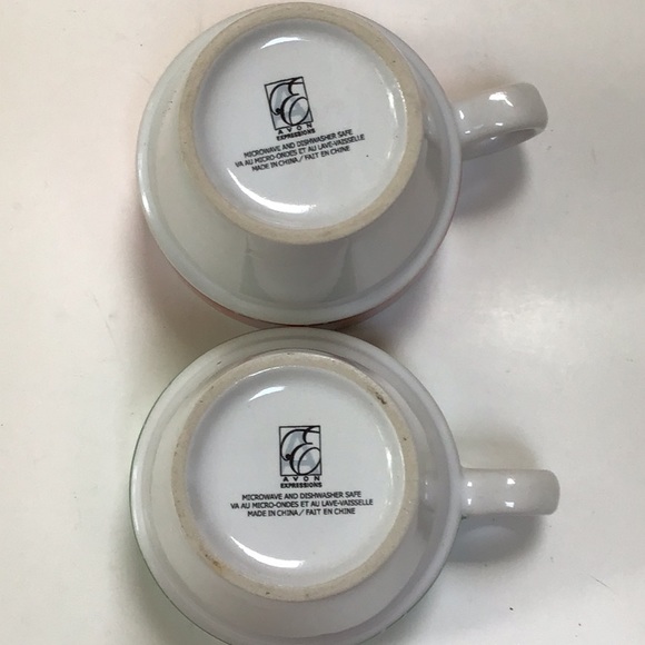 Avon | Kitchen | Avon Expressions Stackable Coffee Mug Set | Poshmark